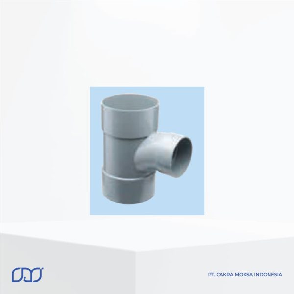 Ukuran Fitting PVC AW Merk CM: TY/LARGE RADIUS TEE - Distributor Pipa ...