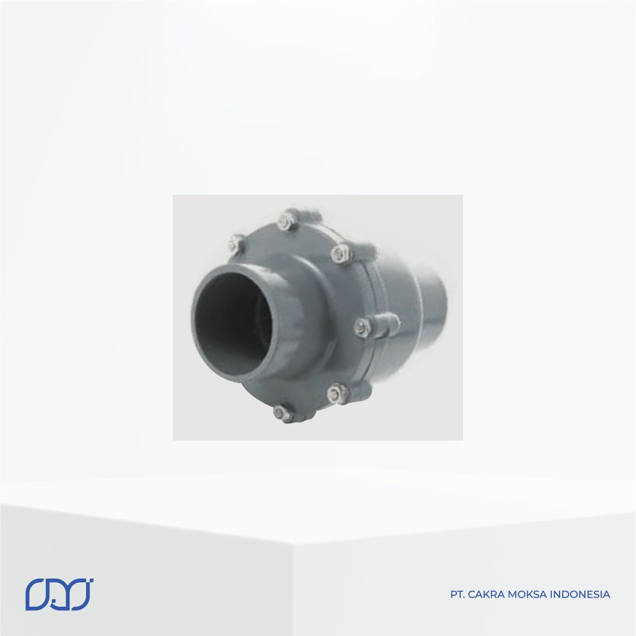 Ukuran SWING CHECK PVC Merk CM: SWING CHECK SOCKET END